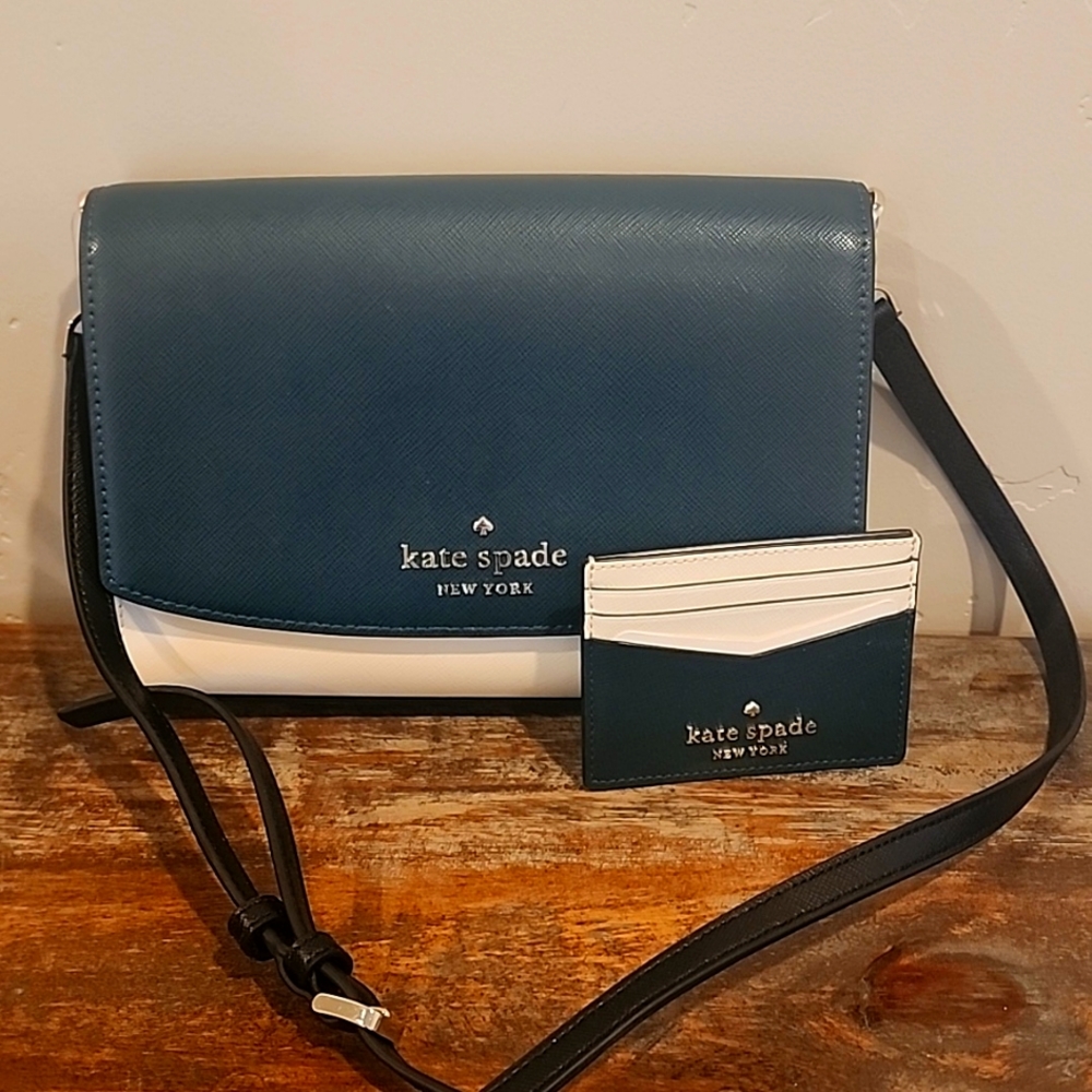Kate Spade Peacock Green/Blue Beautiful Purse - Gem